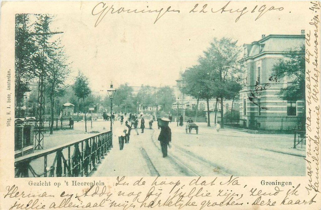 ≥ 701-134-045 Groningen Heereplein — Ansichtkaarten | Nederland ...