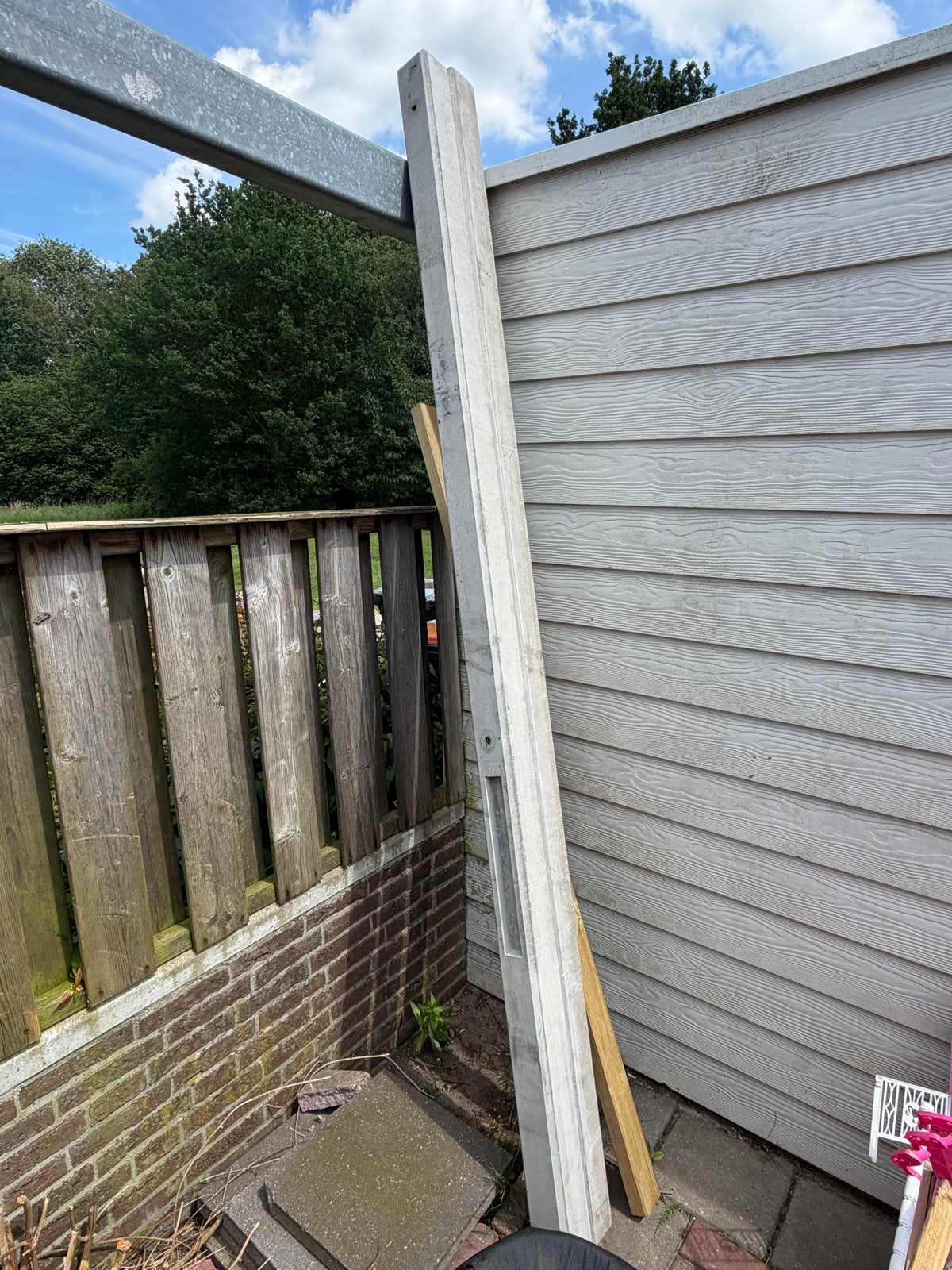 ≥ Beton palen en beton platen — Tuinpoorten — Marktplaats