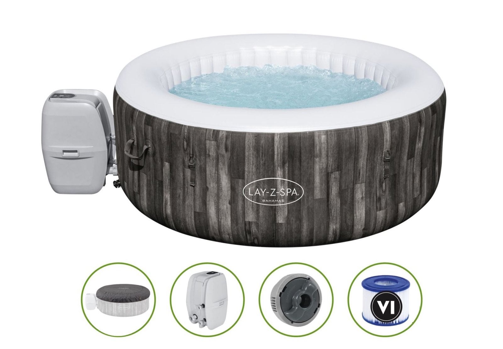 ≥ NIEUW! Bestway Lay-Z-Spa Bahamas AirJet Opblaasbare Jacuzzi ...