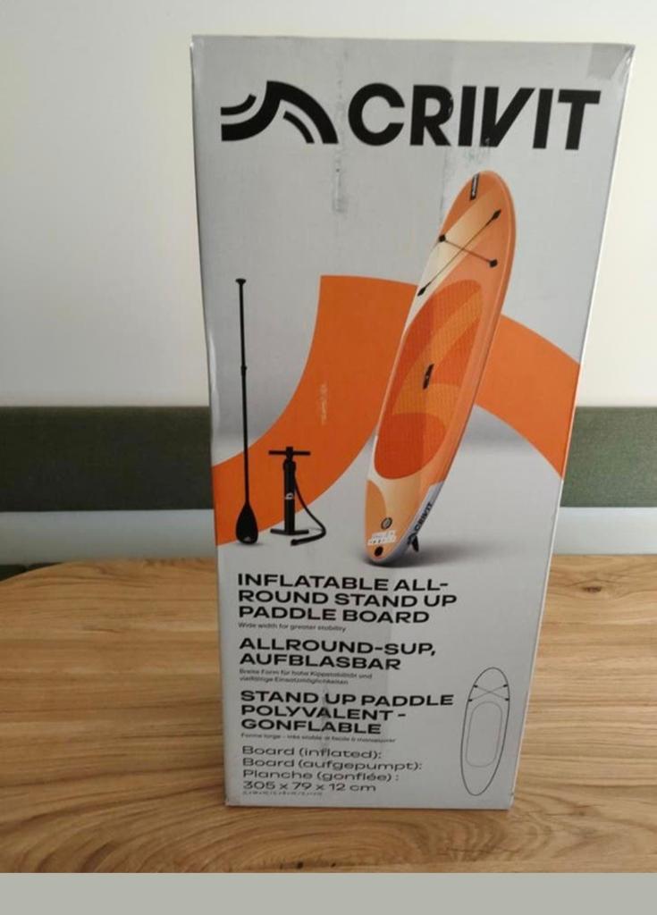 ≥ Crivit Opblaasbaar SUP-board Allround - Nieuw in doos — Suppen ...