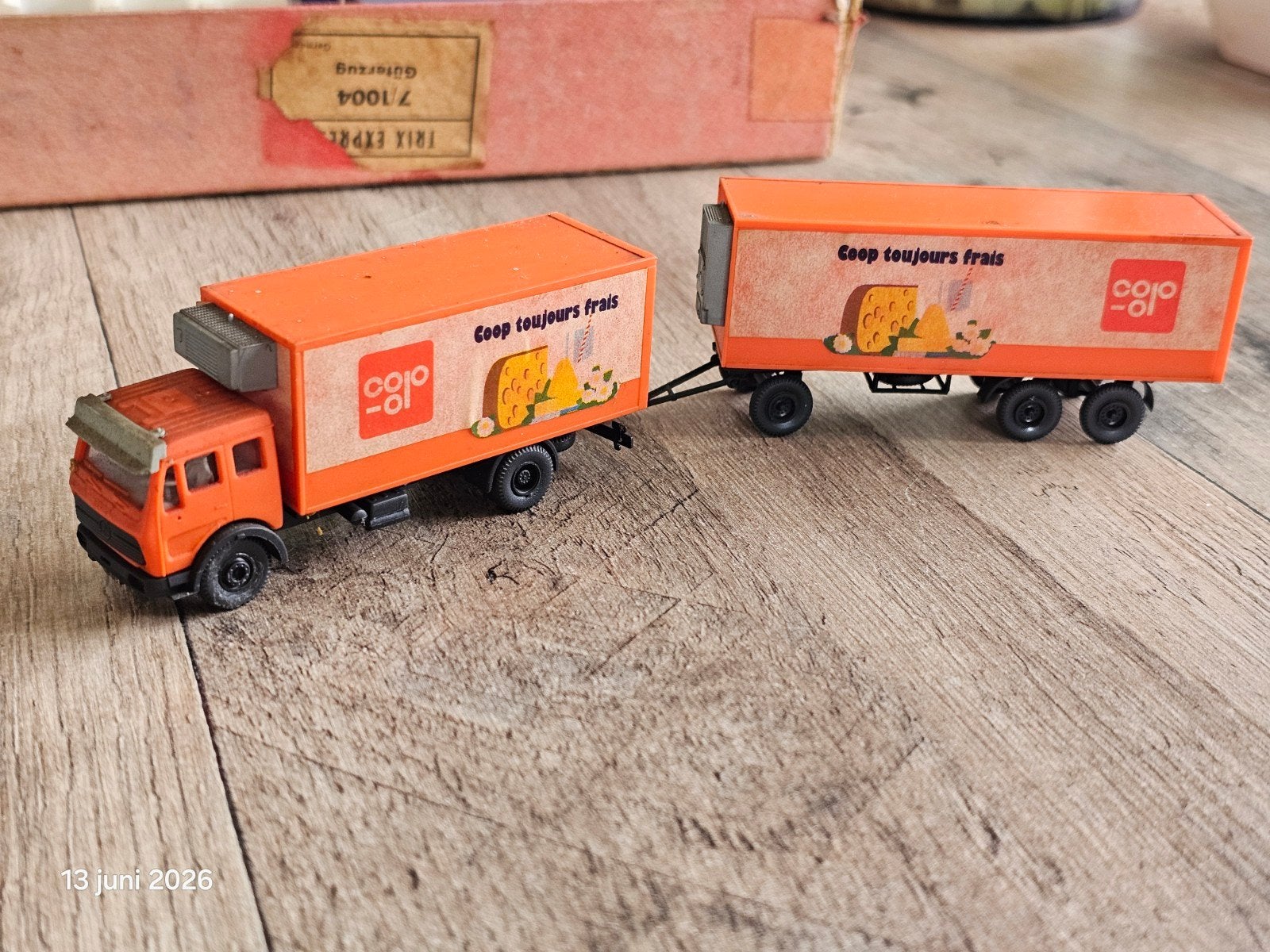 ≥ COOP Vrachtwagen met Trailer HO schaal modeltrein — Modeltreinen | H0 ...