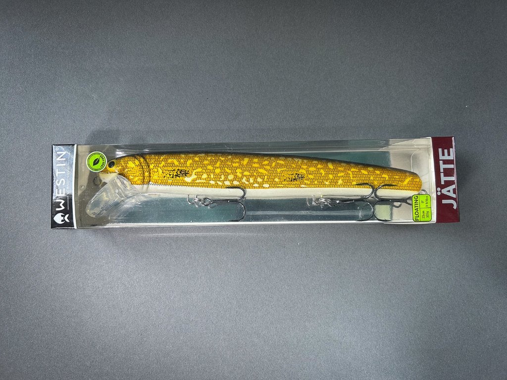 ≥ Westin Jätte 23cm (2-6m) Floating 101gr Natural Pike NEW ...