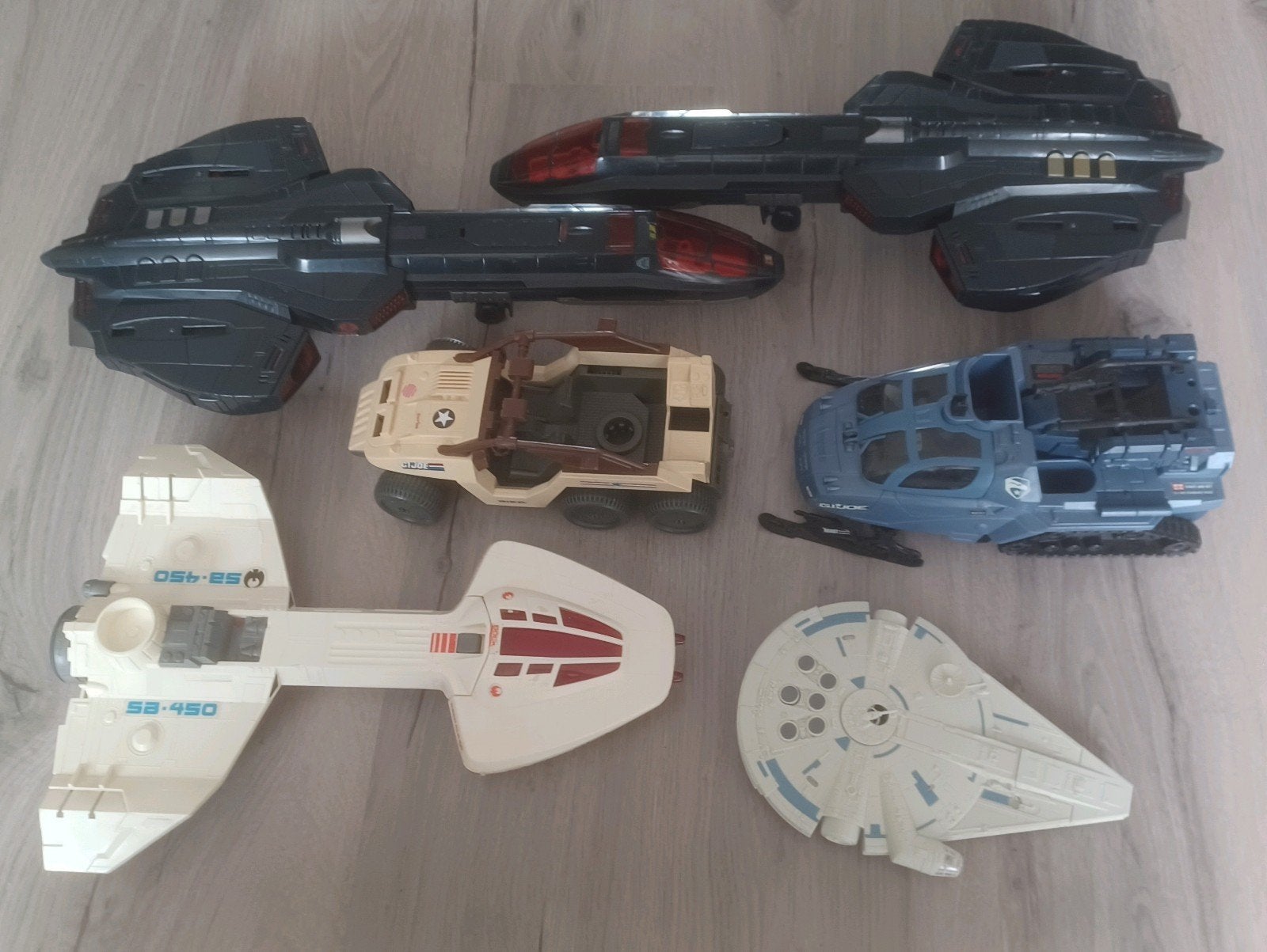 ≥ Collectie vehicle GI Joe Star-bird Starwars space voertuigen ...