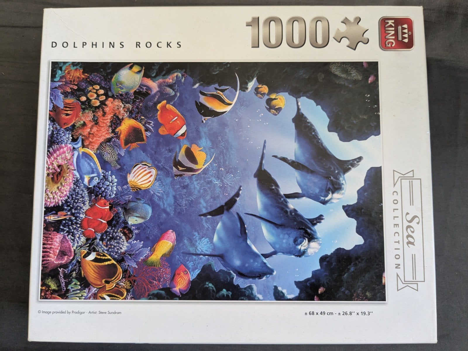 ≥ King Legpuzzel 1000 stukjes - Dolphins Rocks (m2406165196 ...