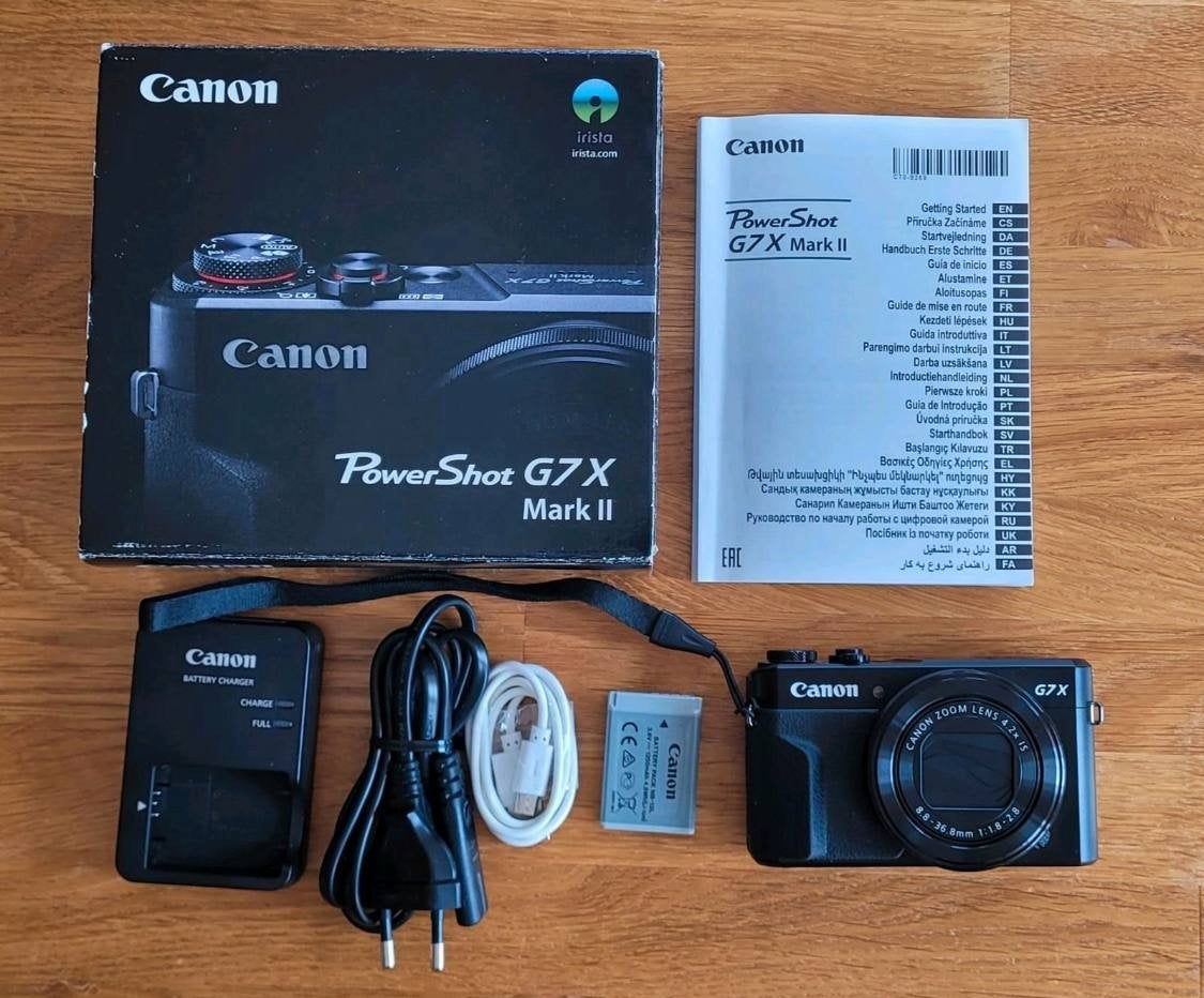 ≥ Canon G7 X Mark II (m2408276357) — Fotocamera's Digitaal — Marktplaats