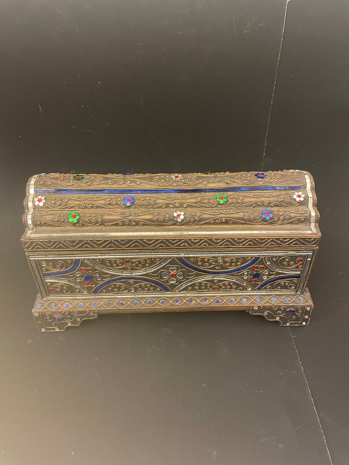 ≥ Vintage Thaise/Balinese Sieradenkist met Filigraan & Spiegel ...