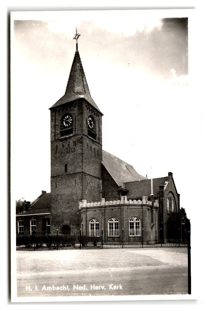 ≥ Hendrik-Ido-Ambacht, Ned. Herv. Kerk — Ansichtkaarten | Nederland ...