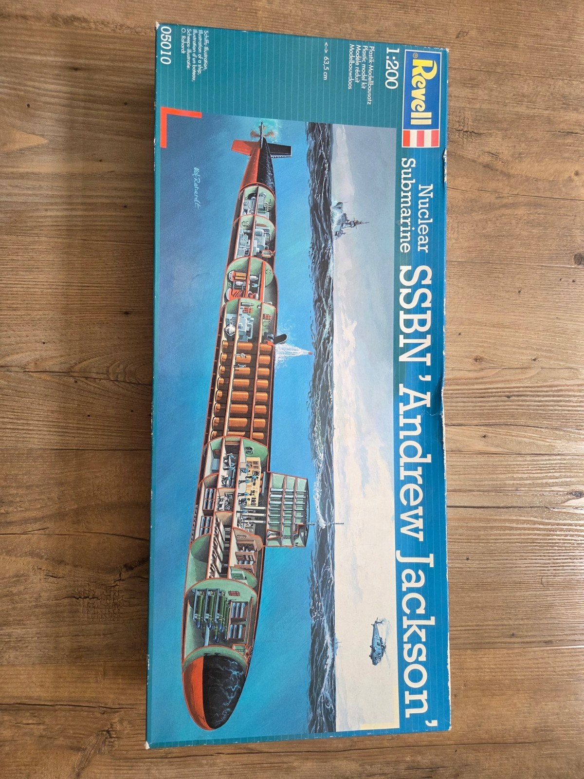 ≥ Revell Nuclear Onderzeeër SSBN 'Andrew Jackson' 1:200 — Modelbouw ...