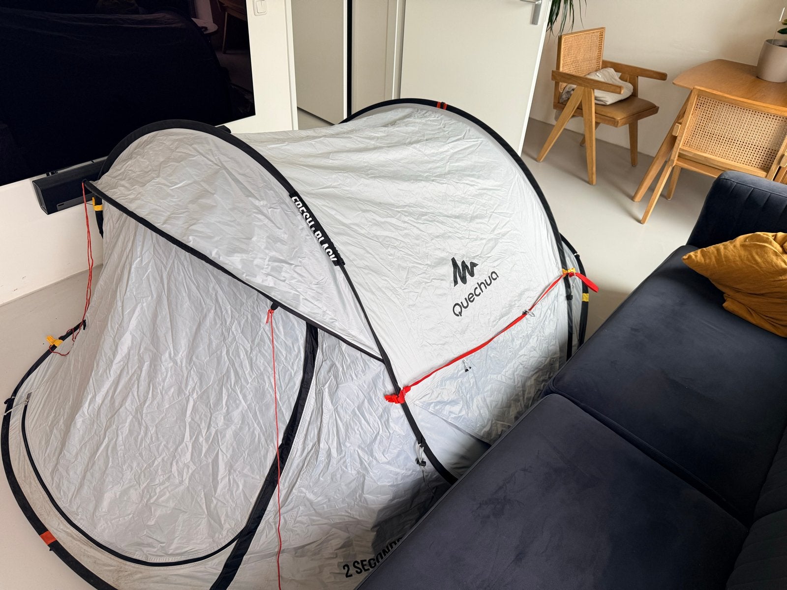 ≥ Quechua 2 Seconds Fresh & Black tent - 2 persoons — Tenten — Marktplaats