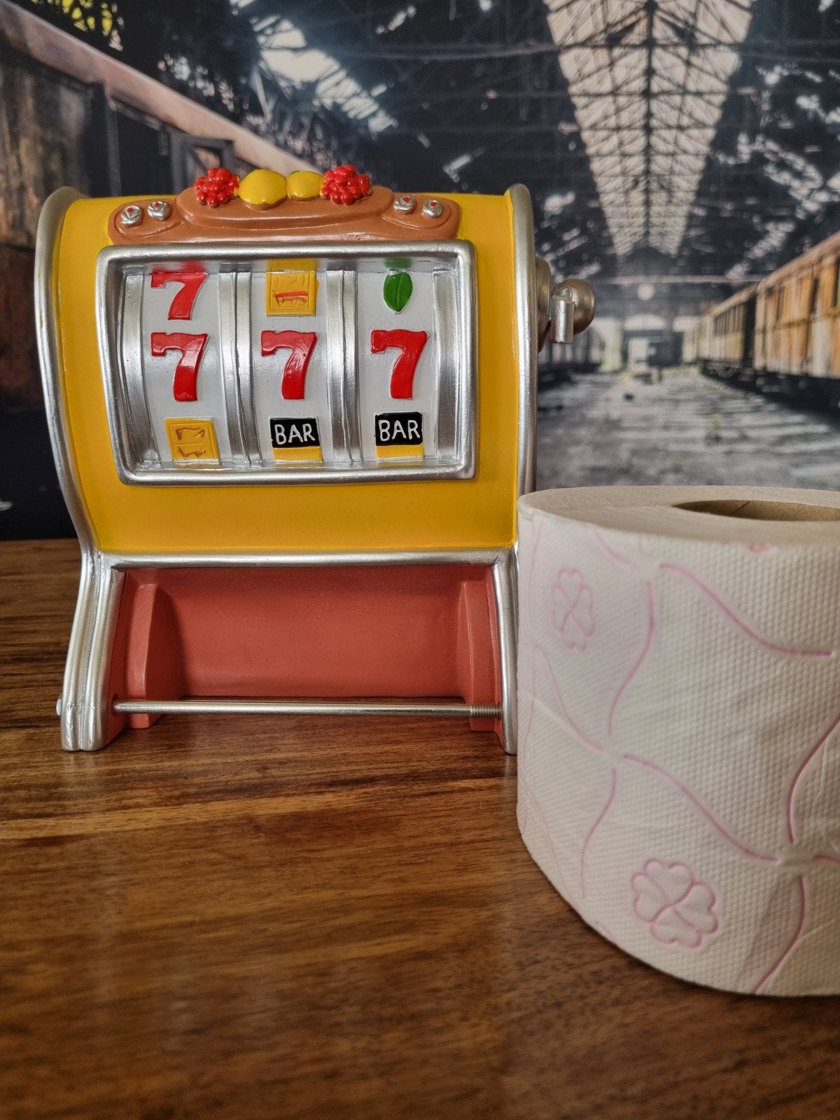 ≥ Vintage Slot Machine WC rol houd - Nieuw — Automaten | Gokkasten en ...