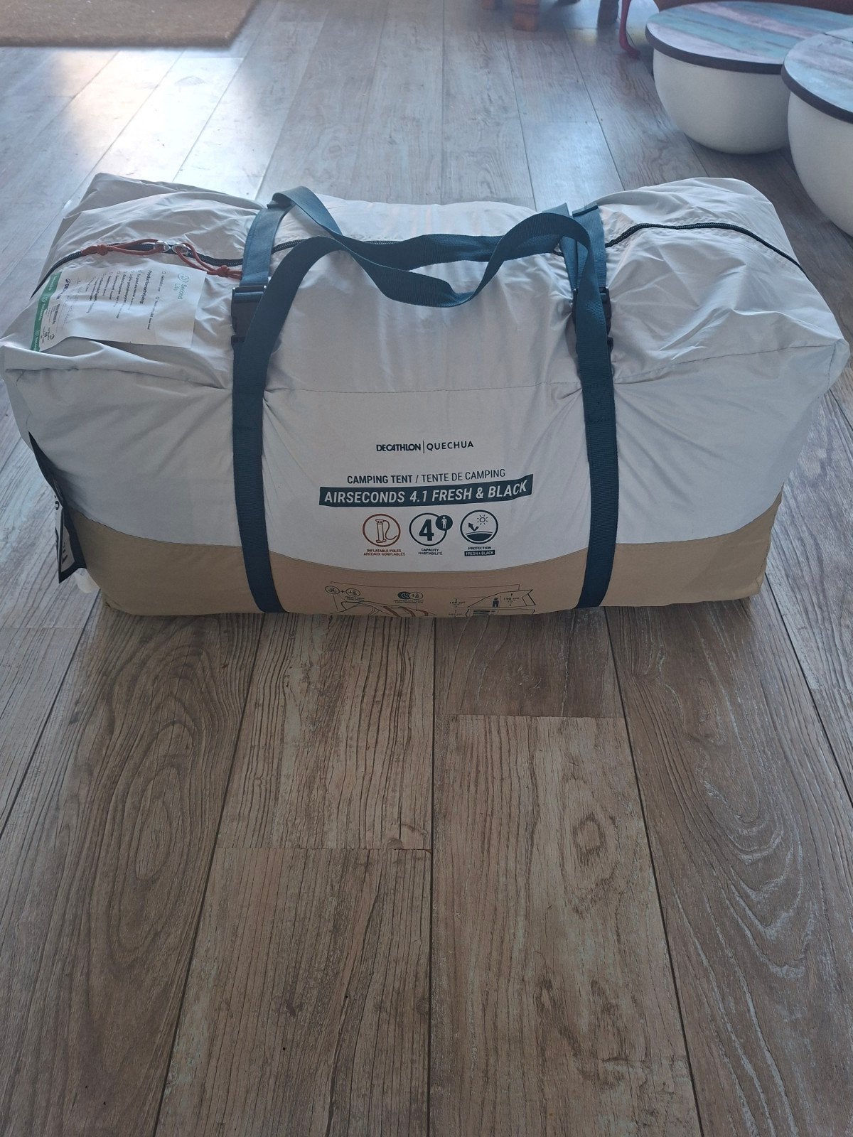 ≥ Decathlon Quechua Air Seconds 4.1 Familietent (NIEUW) — Tenten ...