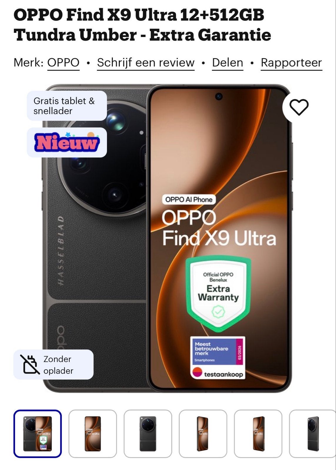 ≥ OPPO Find X9 Ultra 12+512GB — Mobiele telefoons | Overige merken ...