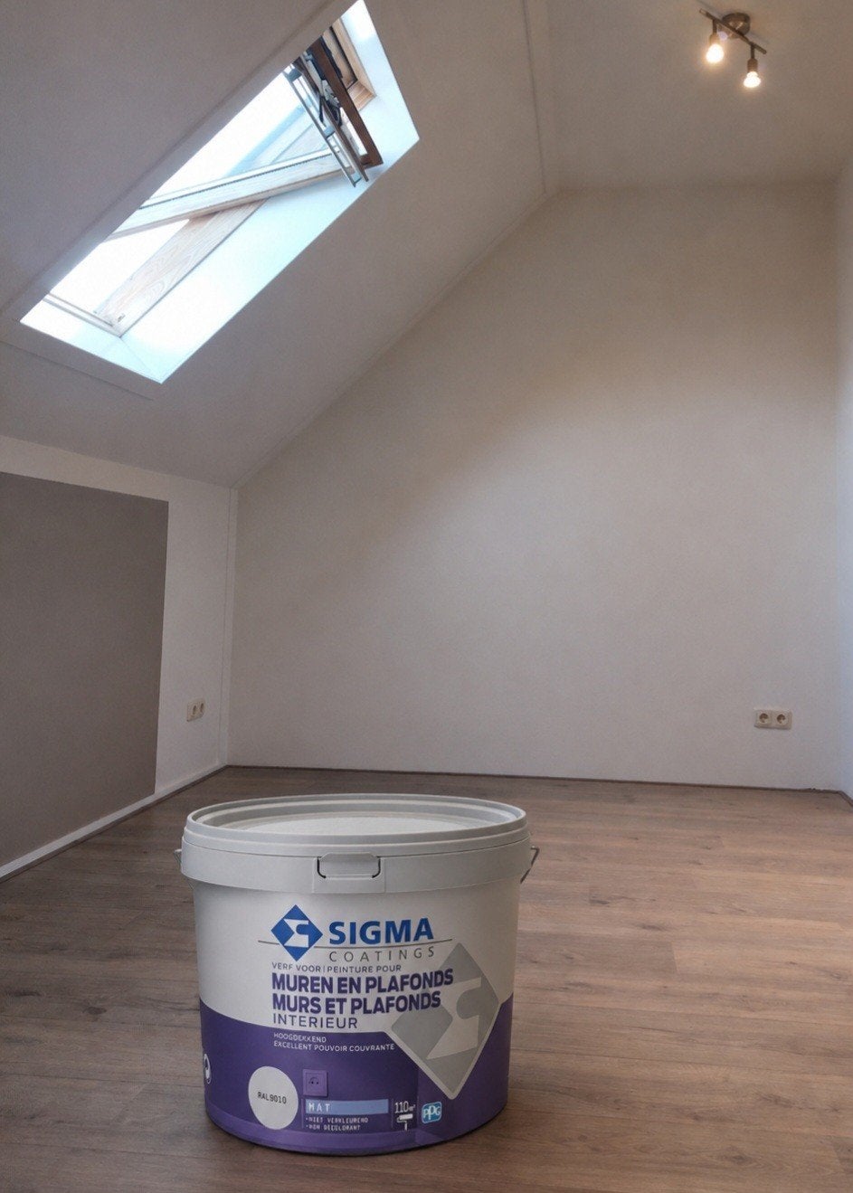 ≥ Sigma muurverf (RAL 9010), 10 liter, ongeopende verpakking! — Verf ...