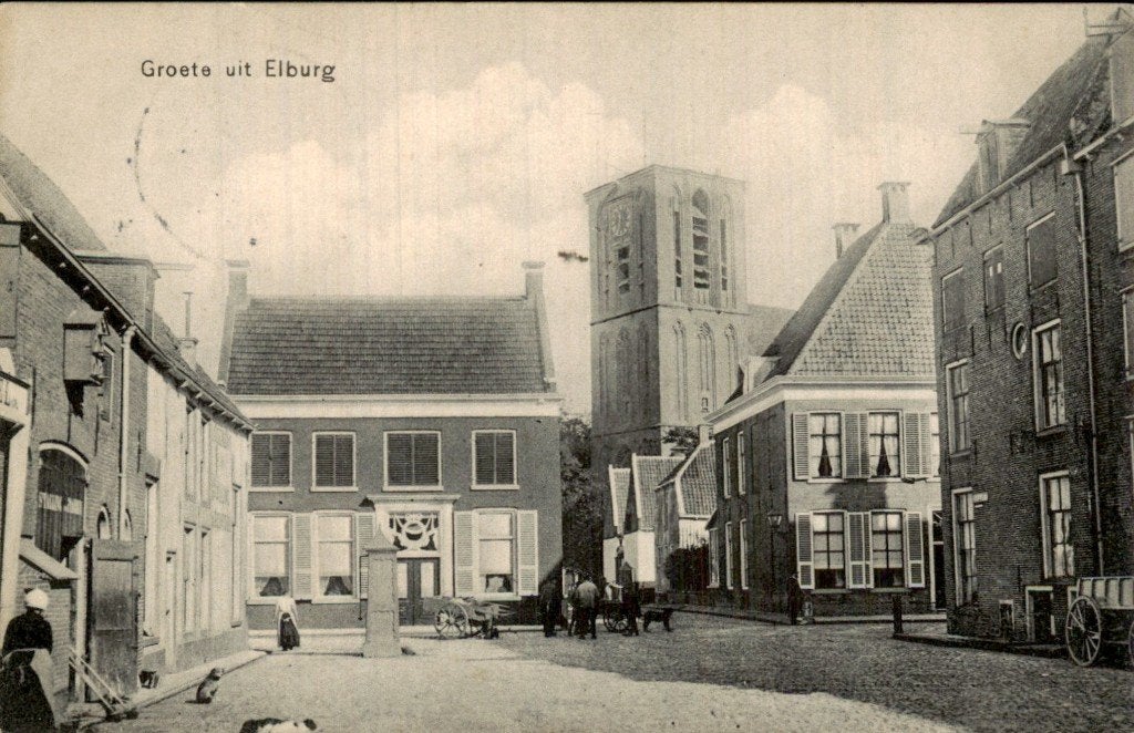 ≥ Elburg - Toren - Markt — Ansichtkaarten | Nederland — Marktplaats