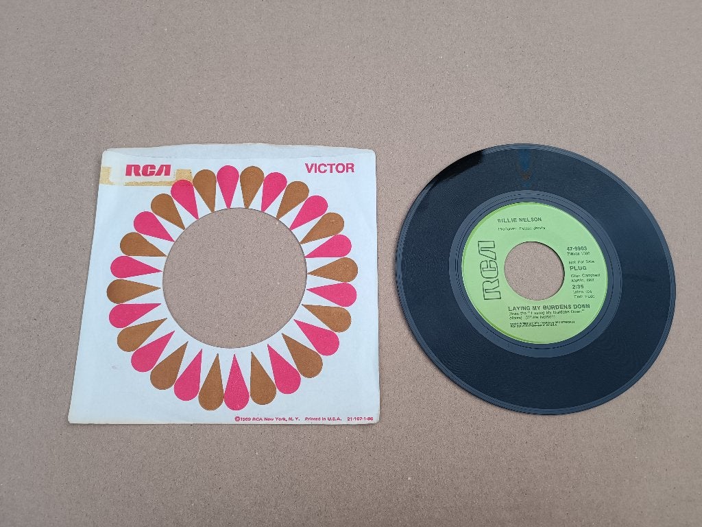 ≥ Single: Willie Nelson - Laying My Burdens Down/ USA (m2413798770 ...