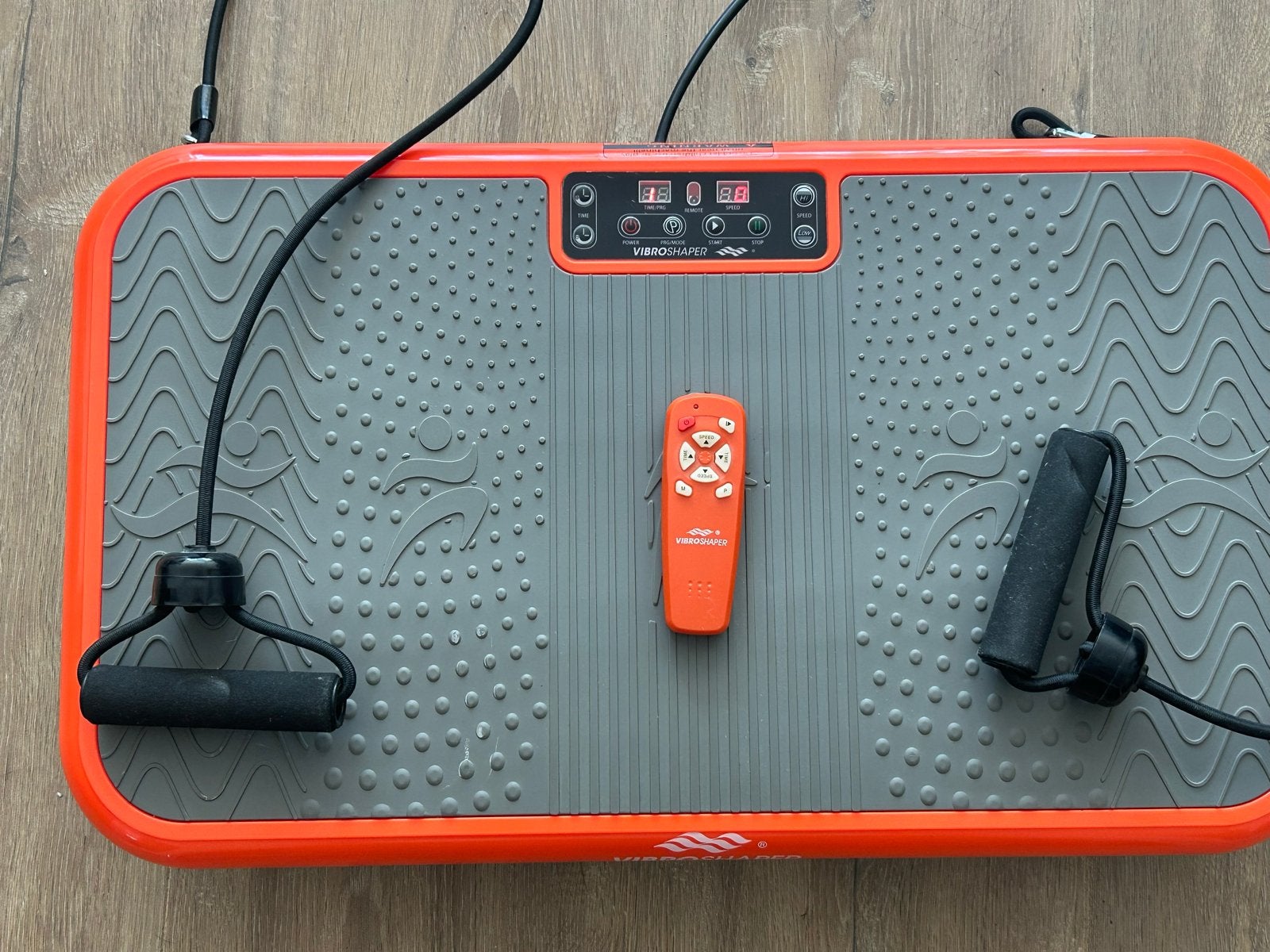 ≥ VibroShaper trilplaat met weerstandsbanden en afstandsbedien ...