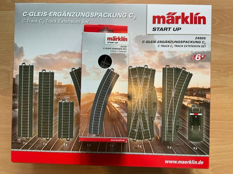 ≥ Märklin C-rail uitbreidingssets 24905 en 20130 — Modeltreinen | H0 ...