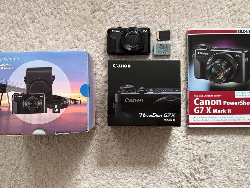 ≥ Canon G7 X Mark II Premium Kit — Fotocamera's Digitaal — Marktplaats