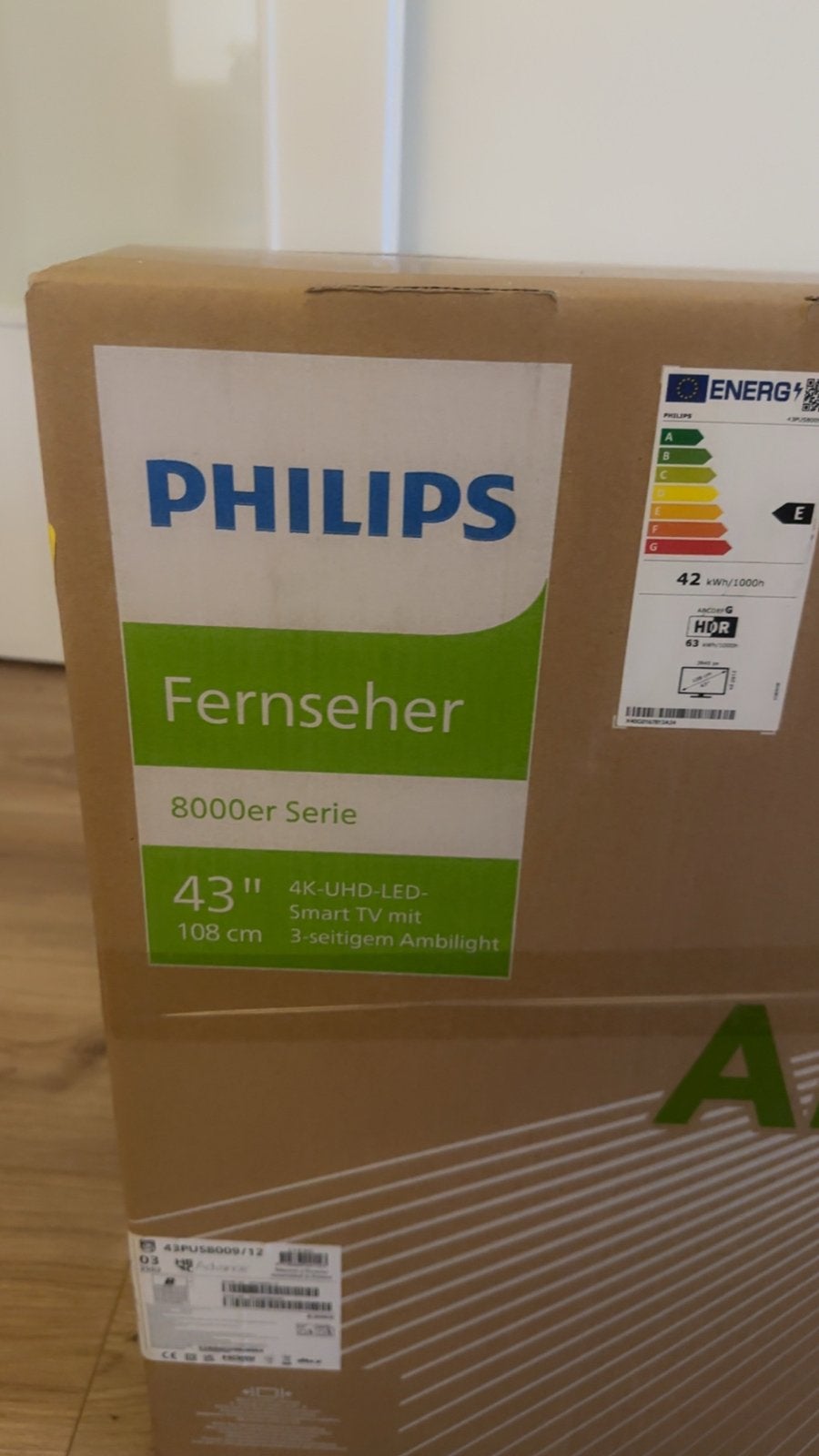 ≥ Philips 43 inch 4K-UHD-LED Smart TV met Ambilight, nieuw — Televisies ...