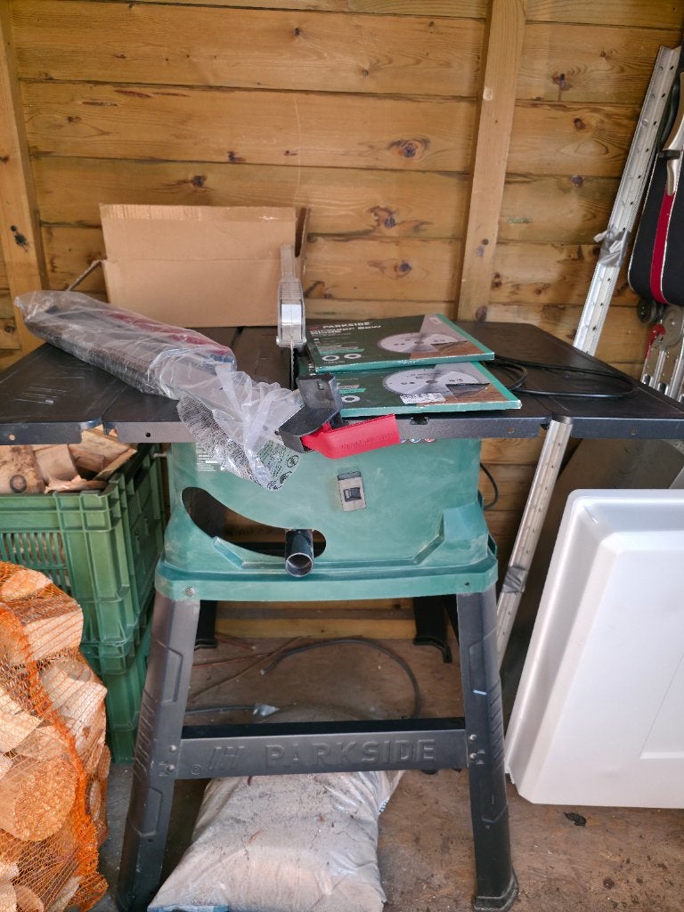≥ Parkside PTKS 2200 A1 Zaagtafel - 2200W - Complete set — Gereedschap ...