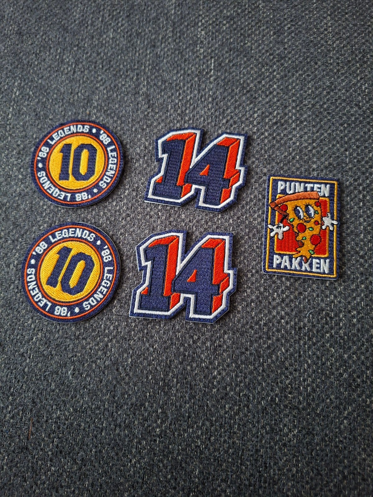 ≥ Diverse emblemen Jumbo: Legends, nummer 14, pizza ...