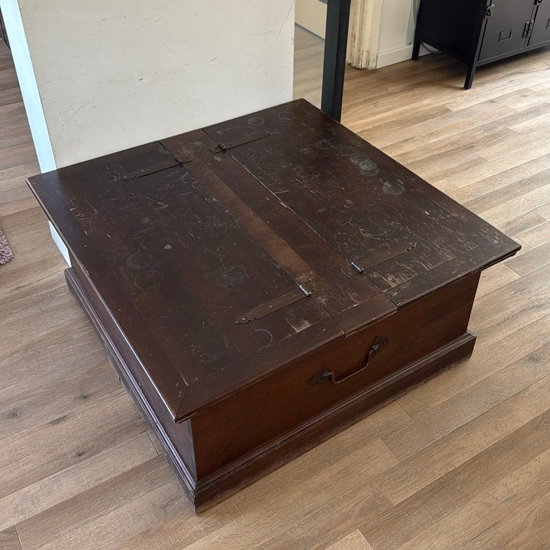 ≥ Houten (salon)kist — Woonaccessoires | Kisten — Marktplaats