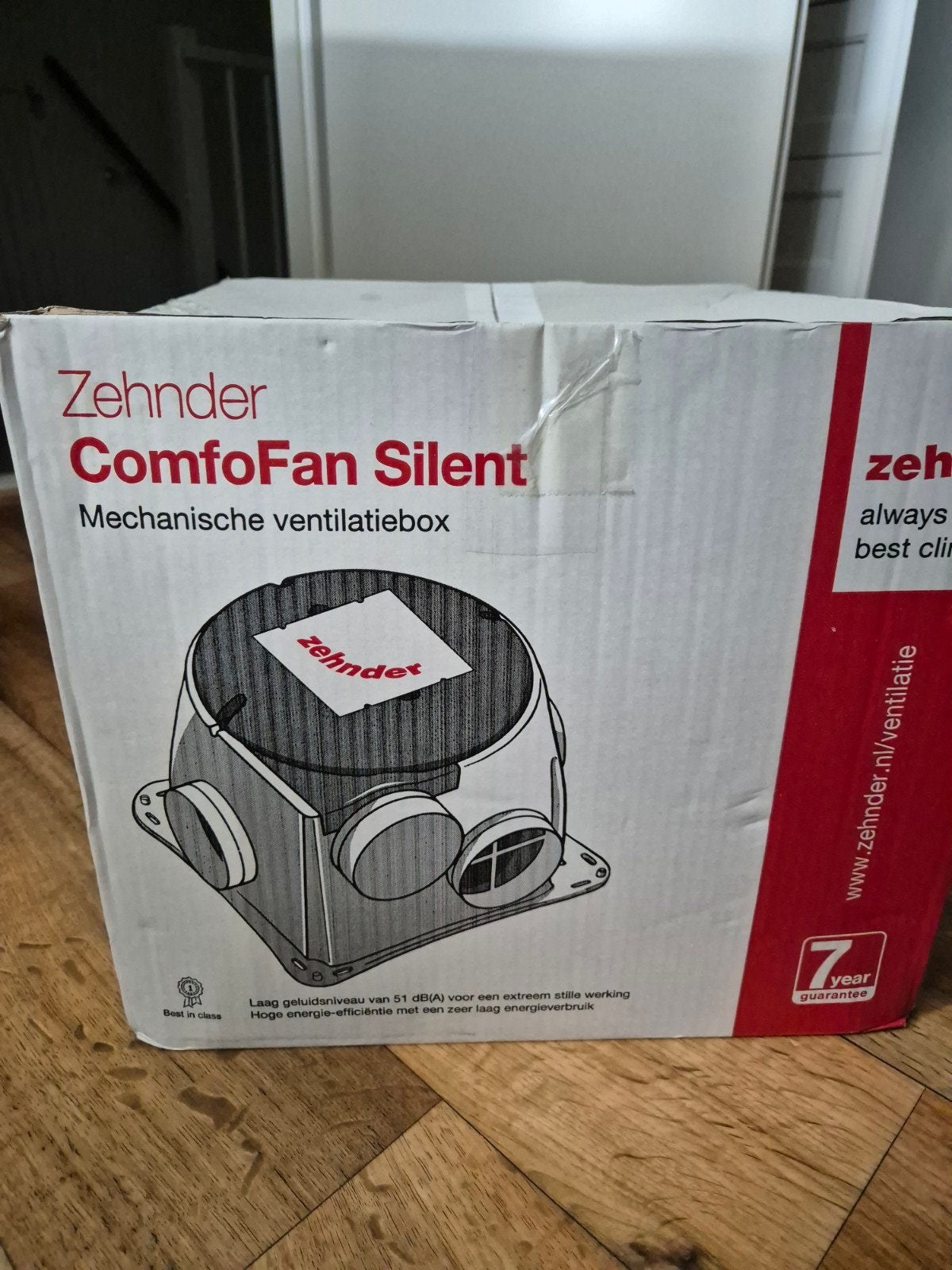 ≥ Zehnder ComfoFan Silent mechanische ventilatiebox+ RF bedien ...