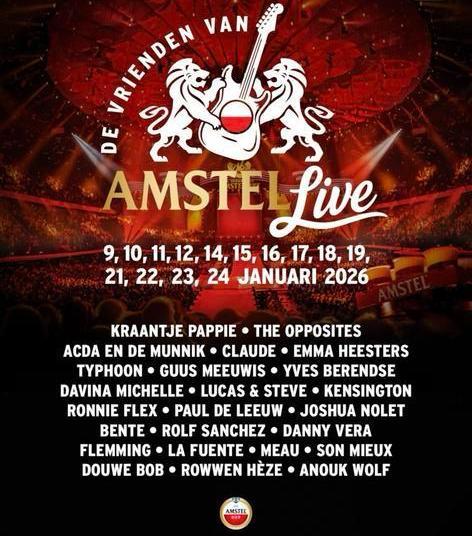 ≥ Vrienden van Amstel Live - zondag 18-01 - Arena staanplaats ...