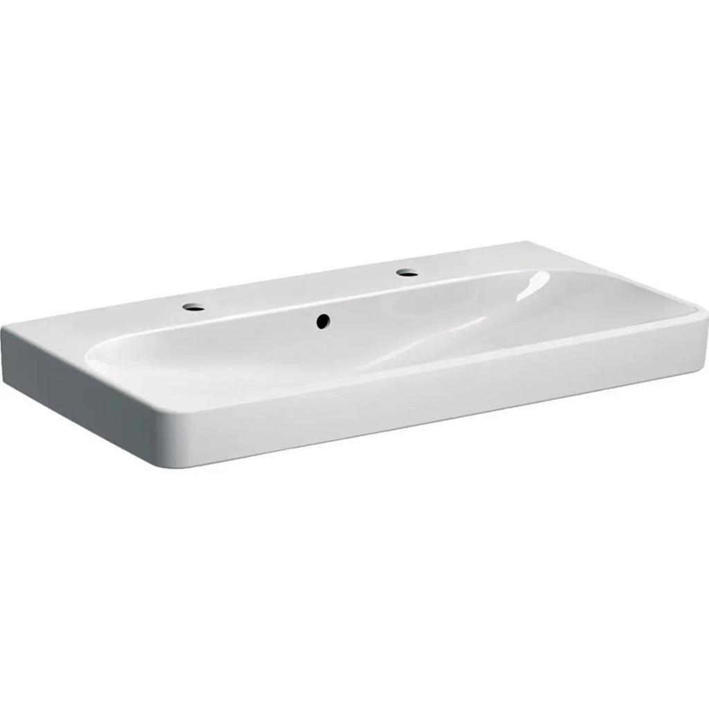 ≥ Keramische wastafel 90 cm breed - Wit — Sanitair — Marktplaats