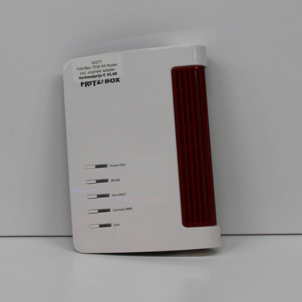 ≥ Fritz!Box 7530 AX Router incl. adapter - Fritz! Box 7530AX — Netwerk ...