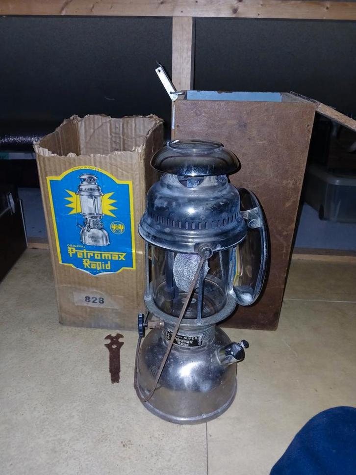 ≥ Petromax Rapid 828 Petroleum Lamp — Antiek | Lampen — Marktplaats