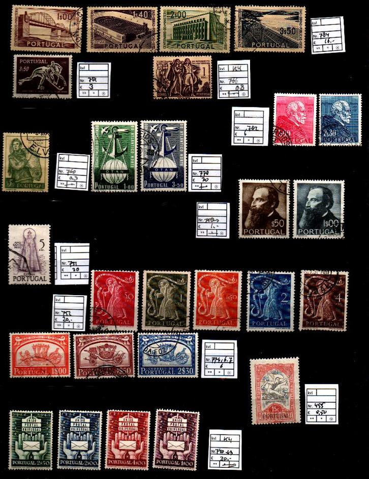 ≥ K4) Kavel Portugal vanaf oud, en wat recenter PF OPRUIMING ...