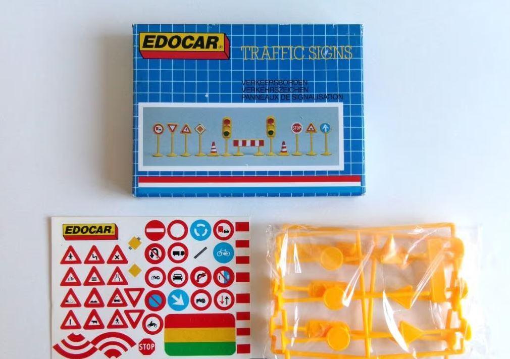≥ Edocar 1988 Traffic Signs verkeersborden nieuw in doosje — Modelbouw ...