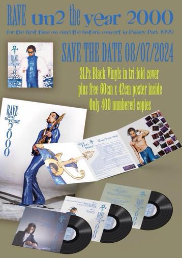 ≥ Prince 3LP Live Rave un2 The Year 2000 - 3LP Vinyl + Poster — Vinyl ...