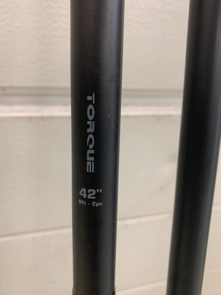 ≥ Fox Torque 2 delig 8ft schepnet (als nieuw) karper vissen ...