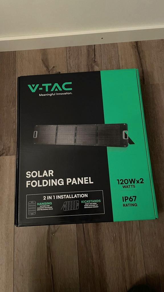 ≥ ZGAN VTAC 120W Draagbaar opvouwbaar waterdicht zonnepaneel ...
