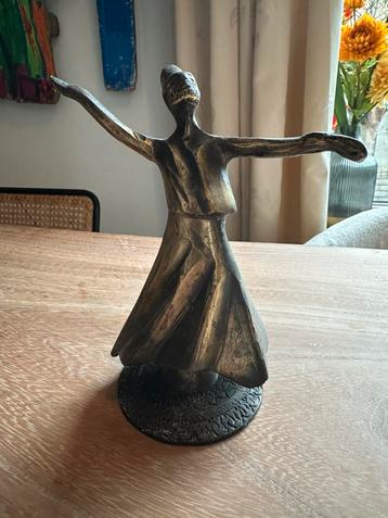 ≥ Prachtig bronzen roterend beeldje Mevlana Celaddiin-i Rumi — Antiek ...