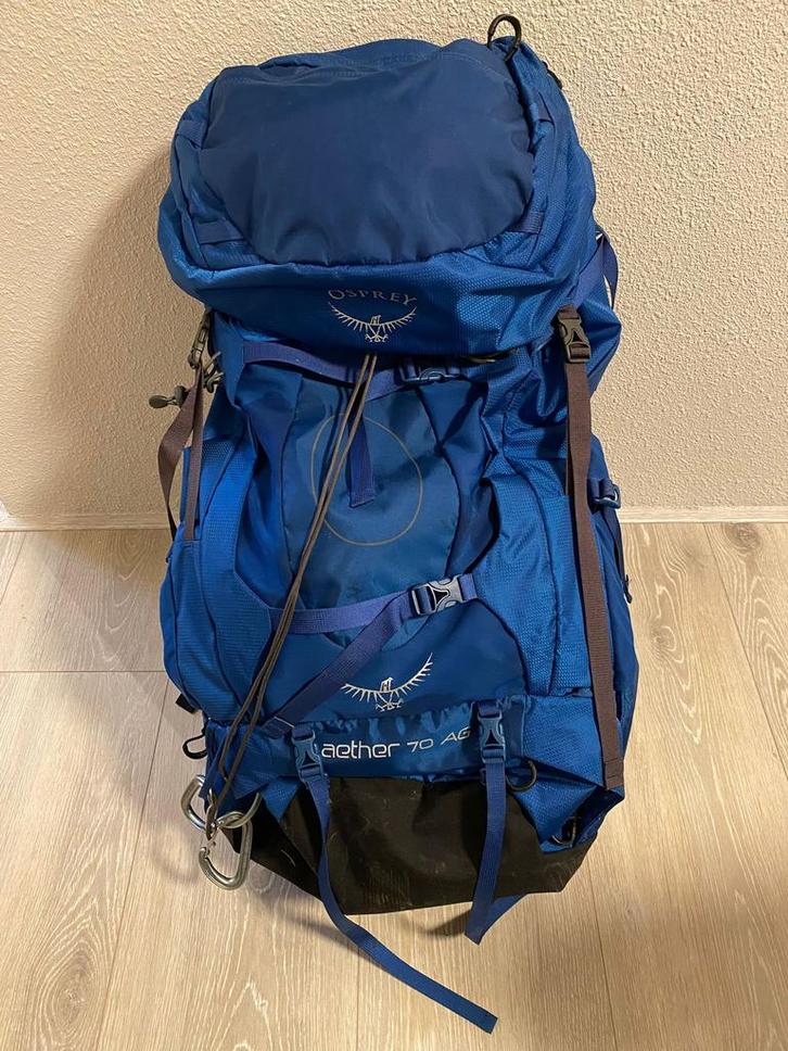 ≥ Osprey Aether 70 AG Backpack L+ Vliegtuighoes & Extra’s — Tassen ...