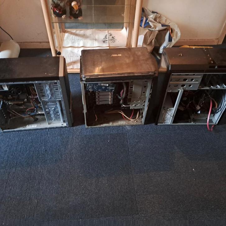 ≥ 3 computers pcs en een laptop asus — Desktop Pc's — Marktplaats