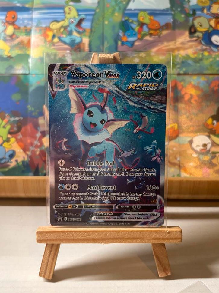 ≥ Vaporeon VMAX - Rapid Strike - Nieuwstaat! — Verzamelkaartspellen ...