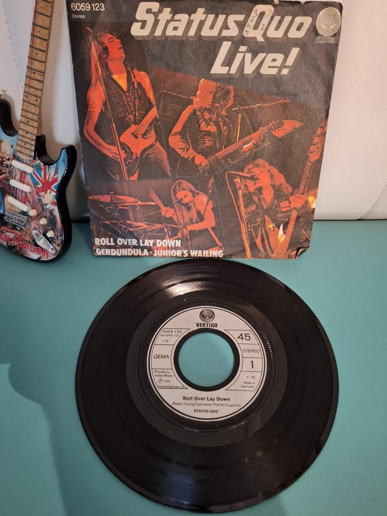 ≥ Status Quo - Roll Over Lay Down 7" Single 1975 — Vinyl | Pop ...