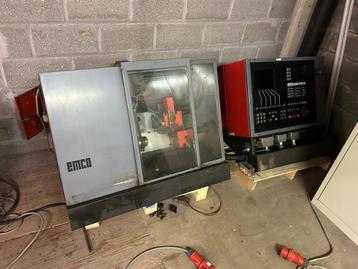 ≥ Emcoturn 120 cnc draaibank en VMC100 freesmachine — Draaibanken ...