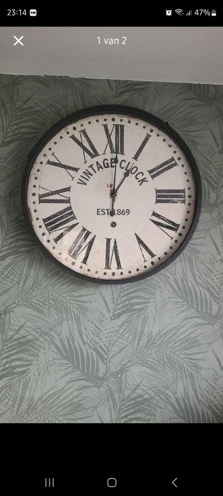 ≥ Grote Wandklok - 80cm Diameter — Woonaccessoires | Klokken — Marktplaats