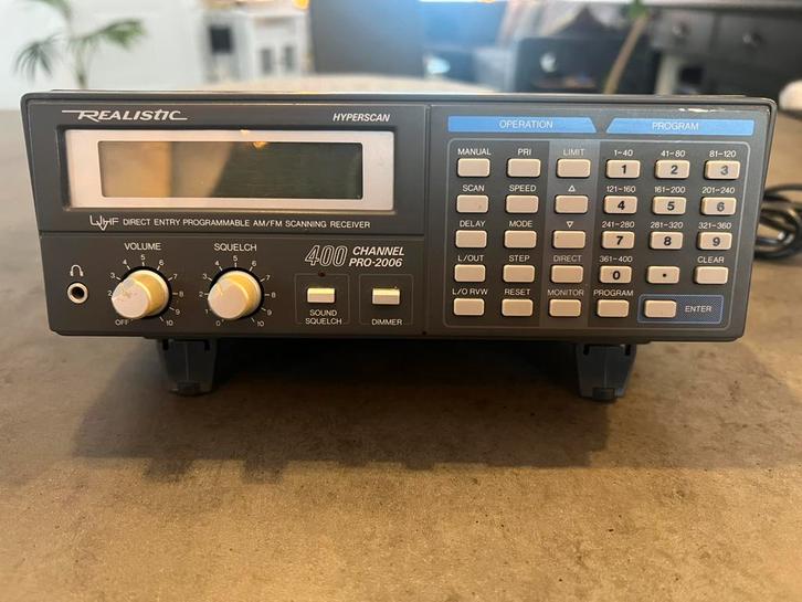 ≥ Realistic Hyperscan 400 channel Pro-2006 — Scanners — Marktplaats