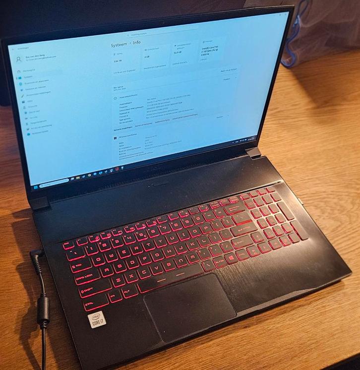 ≥ MSI GF75 Thin 17,3 inch RTX3050TI 2TB Intel Core i7 32GB Ram ...