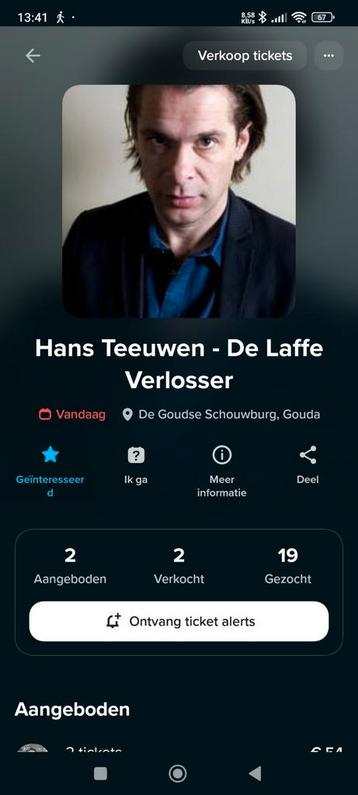 ≥ Tickets Hans Teeuwen, De laffe verlosser! 12 okt Gouda 20:00 — Concerten | Nederlandstalig ...