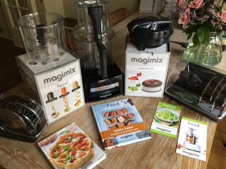 ≥ Magimix 5200 XL foodprocessor zwart - zeer COMPLEET — Keukenmixers ...