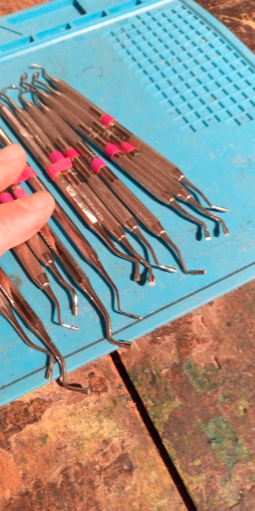 ≥ Set van 13 stuks tandarts gereedschap — Antiek | Gereedschap en ...