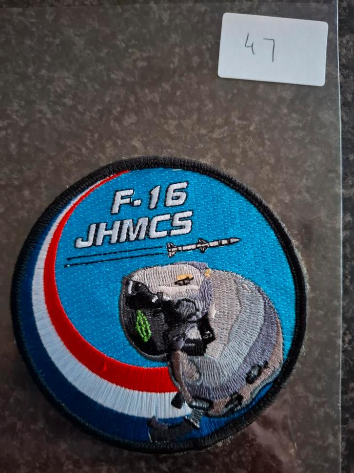 ≥ F-16 JHMCS Patch — Luchtvaart en Vliegtuigspotten — Marktplaats