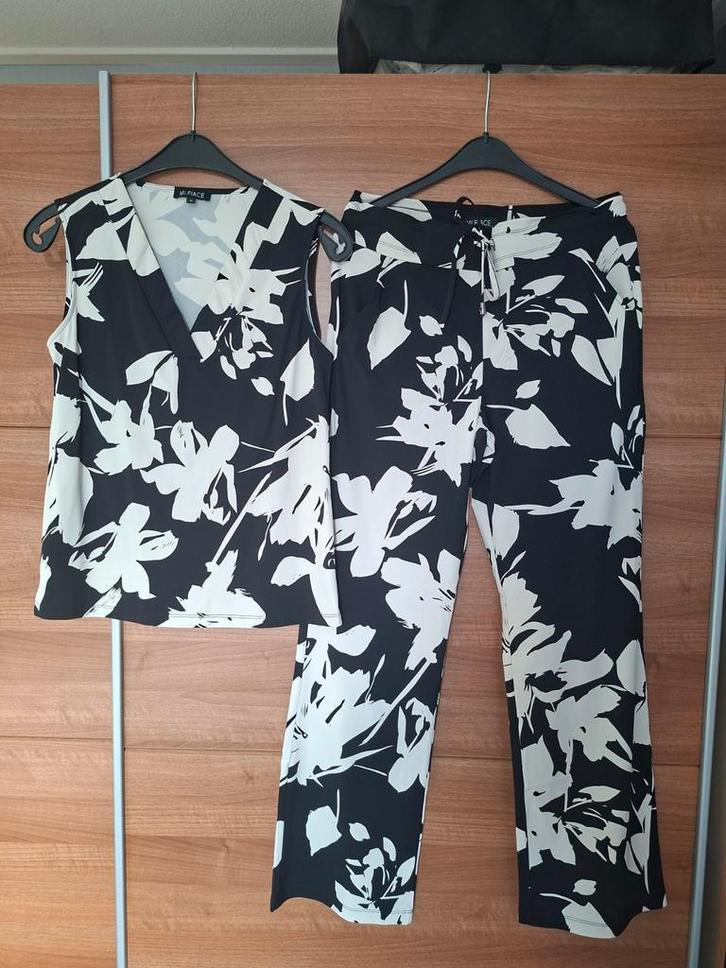 ≥ Pantalon met bijpassende top mt M — Broeken en Pantalons — Marktplaats